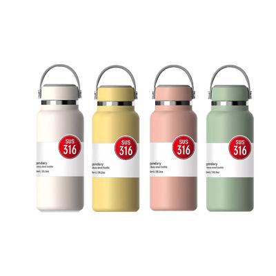 China 750ml Double Wall Stainless Steel Insulated Water Bottle Custom Logo 304 for sale