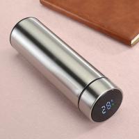 China Not Inverted Classical Style 500ml Termo Vacuum Thermos Flask with LED Temperature Display for sale