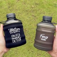 China 650ml Plastic Sports Water Bottle Custom Logo Portable Tumbler with Handle Cute Design for sale