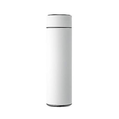 China Custom Logo 450ml Insulated Vacuum Flask with Temperature Display 304 Stainless Steel Tea Coffee Cup for sale