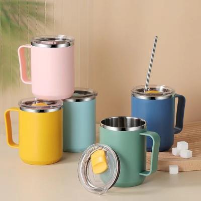 China Accessories With All 304 Stainless Steel Double Layer Mugs For Students And Workers for sale