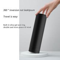 China Custom Logo 450ml Insulated Vacuum Flask with Temperature Display 304 Stainless Steel Tea Coffee Cup for sale