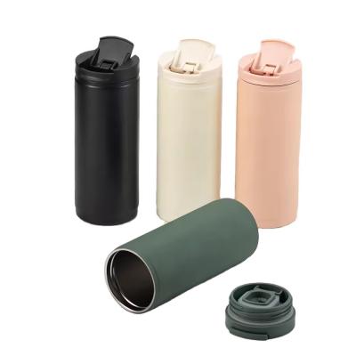 China Stainless Steel 304 Vacuum Coffee Travel Flask 400ml 6-12 Hours Thermal Insulation for sale