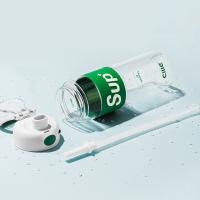China Customized Tritan Water Bottle 650ml 780ml with Lock Lid and Straw for Sports for sale