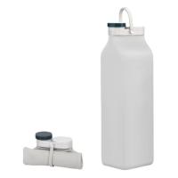 China Foldable Silicone Water Bottle 400ml 600ml Collapsible Outdoor Travel BPA Free for sale