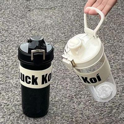 China 600ml High Temperature Plastic Sports Water Bottle Portable Simple Design for Adults for sale