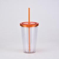 China Custom Logo Plastic Transparent Water Bottle 500ml for Outdoor Travel BPA Free for sale