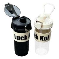 China TOUR 600ml Portable Sports Plastic Water Bottle with Sleeve Handle Large Capacity for sale