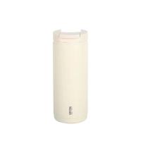China 400ml Double Wall Stainless Steel Vacuum Flask Thermos with Custom Logo White for sale