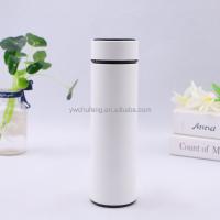 China 500ml Double Wall Stainless Steel Vacuum Flask Custom Logo Coffee Water Bottle for sale