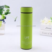 China 500ml Double Wall Stainless Steel Vacuum Flask Custom Logo Coffee Water Bottle for sale
