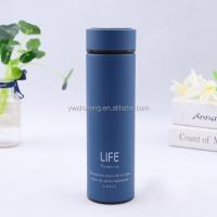 China 500ml Double Wall Stainless Steel Vacuum Flask Custom Logo Coffee Water Bottle for sale