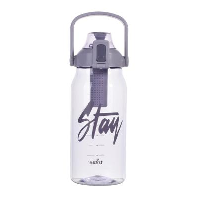 China BPA Free Tritan Sport Water Bottle 850ml 1L Soft Touch No Straw Custom Logo for sale