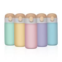 China 16oz Leakproof Children Flask Stainless Steel Insulated Water Bottle with Straw 304 for sale