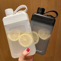 China Portable 450ml BPA-Free Custom Pattern Square Sports Juice Bottle for Kids for sale