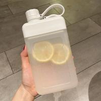 China Portable 450ml BPA-Free Custom Pattern Square Sports Juice Bottle for Kids for sale