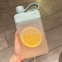 China 450ml Portable Square Plastic Water Bottle for Outdoor Travel Sports Direct Drinking 300g for sale