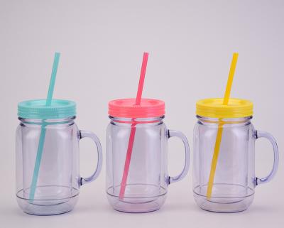 China Wide Mouth Clear Plastic Water Bottle 600ml for Outdoor Travel BPA Free Reusable for sale