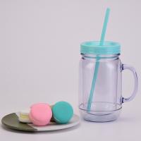 China Wide Mouth Clear Plastic Water Bottle 600ml for Outdoor Travel BPA Free Reusable for sale