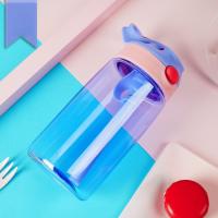 China BPA Free Tritan Kids Water Bottle 500ml with Straw Lid and Handle for School for sale