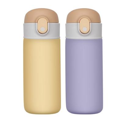 China 16oz Vacuum Water Bottle 304 Stainless Steel Leakproof Kids Flask with Handle for sale