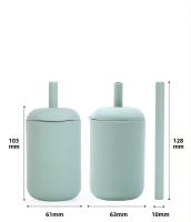China 175ml Portable Leakproof BPA Free Silicone Sports Water Bottle for Kids for sale