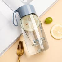 China 380ml Plastic Water Bottle Transparent Logo Printing Portable Outdoor Sports Drinking Bottle for sale