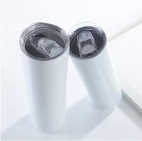 China 304 Stainless Steel Sublimation Straight Cup 12oz 20oz 30oz with Lid Straw Custom Colors for sale