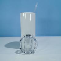 China 304 Stainless Steel Sublimation Straight Cup 12oz 20oz 30oz with Lid Straw Custom Colors for sale