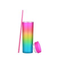 China Reasonable Straw Type Plastic Water Bottle with Cap Laser Compatible and Offer for sale