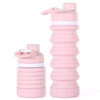 China Collapsible PP Protein Powder Container 550ml with Handgrip for Sports for sale