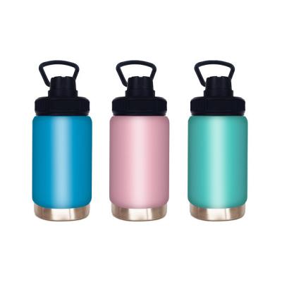 China 304 Stainless Steel Vacuum Water Bottle 32oz Portable Sports Handle Lid Custom for sale