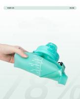 China Foldable BPA Free Silicone Outdoor Water Bottle 2000ml Customized for Giveaways for sale