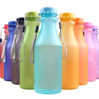 China Leakproof Custom Logo Plastic Water Bottle 550ml for Travel Outdoor for sale