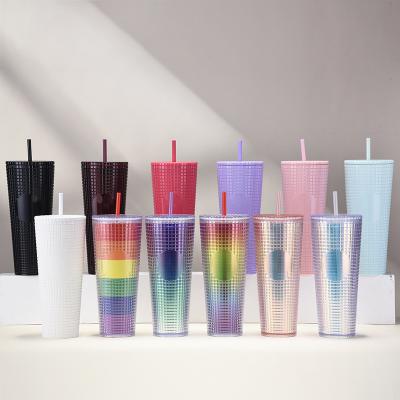 China Custom Logo Plastic Water Bottle 710ml Outdoor Coffee Tumbler Personalized for sale