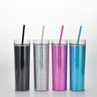 China 450ml Wide Mouth Travel Coffee Cup Tumbler Plastic Insulated Mug with Custom Logo for sale