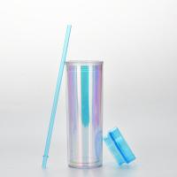 China 450ml Wide Mouth Travel Coffee Cup Tumbler Plastic Insulated Mug with Custom Logo for sale
