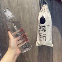 China 500ml Plastic Water Bottle with Time Scale Reusable Fitness Sports Bottle for Gym Outdoor for sale