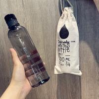 China 500ml Plastic Water Bottle with Time Scale Reusable Fitness Sports Bottle for Gym Outdoor for sale