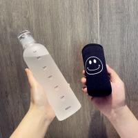 China 500ml BPA Free Plastic Water Bottle with Time Scale Leakproof for Gym for sale
