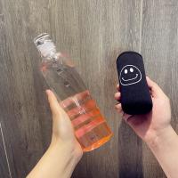 China 500ml BPA Free Plastic Water Bottle with Time Scale Leakproof for Gym for sale