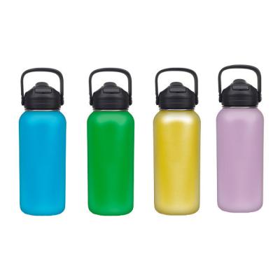 China Custom Logo Double Layer Vacuum Stainless Steel Water Bottle 32oz Portable Outdoor Bullet Cup for sale