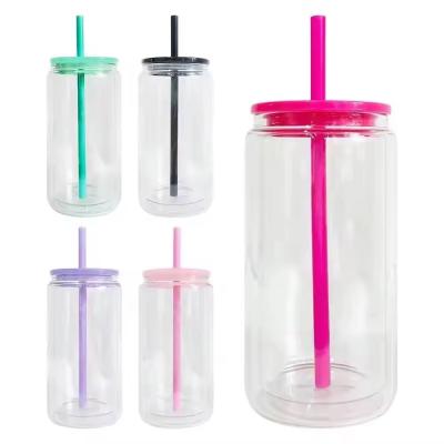 China 16oz Portable Glass Drinking Bottle Colorful Fruit Water Bottle 42x42x41.5cm for sale