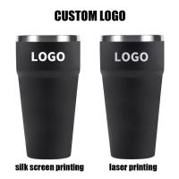 China Custom Stainless Steel Tumbler Cup 16oz 20oz 30oz Insulated Wine Mug for Home Office Outdoor for sale