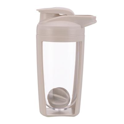 China Custom Logo BPA Free Plastic Water Bottle 650ml Gym Fitness Sports Shaker Bottle for sale