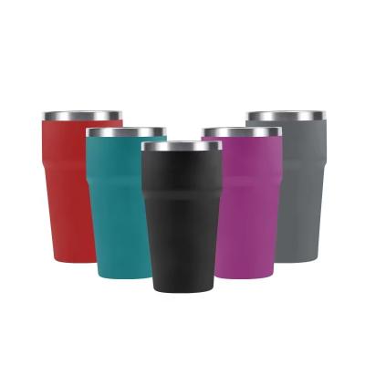 China Custom Stainless Steel Tumbler Cup 16oz Insulated Coffee Mug with Logo for sale