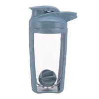 China BPA Free Custom Logo 650ml Shaker Bottle for Sports Water Bottle Plastic Stirring Cup for sale