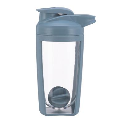 China 650ml Plastic Protein Shaker Bottle Portable Fitness Mixing Cup for Gym for sale