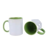 China Double Color Coating Thermal Transfer Mug for Coffee Custom Pattern Innovative Design for sale