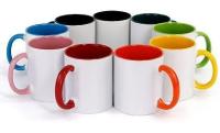 China Novelty Design Style Ceramic Sublimation Mug 11oz Custom Colorful White Cup for B2B Needs for sale